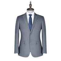China Men's Formal Suit Long Coat Stand Collar Winter Business Design 2024 for sale