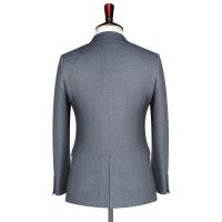 China Men's Formal Suit Long Coat Stand Collar Winter Business Design 2024 for sale
