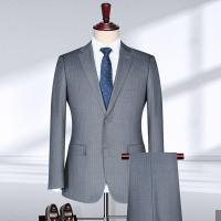 China Men's Formal Suit Long Coat Stand Collar Winter Business Design 2024 for sale