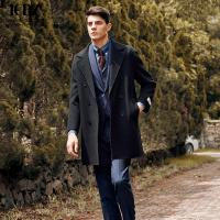 China Custom Business Suit Men Wool Blend Lapel Coat Sizes S to 3XL for Casual Wear for sale