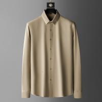 China Custom Tuxedo Men's Formal Shirt 100% Cotton Long Sleeve Plus Size M to 5XL for sale
