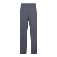 China Men's Classic Formal Straight Trousers Pants Polyester Cotton Dark Blue Black Gray for sale