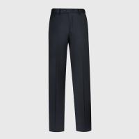 China Men's Classic Formal Straight Trousers Pants Polyester Cotton Dark Blue Black Gray for sale