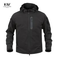 China Men's Waterproof Tactical Combat Jacket Hoody Winter Solid Camouflage Coat Uniform for sale