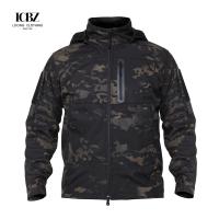 China Men's Waterproof Tactical Combat Jacket Hoody Winter Solid Camouflage Coat Uniform for sale