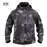 China Men's Waterproof Tactical Combat Jacket Hoody Winter Solid Camouflage Coat Uniform for sale
