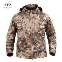 China Men's Waterproof Tactical Combat Jacket Hoody Winter Solid Camouflage Coat Uniform for sale