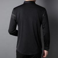 China Long Sleeve Striped Slim Fit Men's Shirt Vintage Fashion Autumn Custom Sizes S-2XL for sale