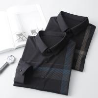 China Long Sleeve Striped Slim Fit Men's Shirt Vintage Fashion Autumn Custom Sizes S-2XL for sale
