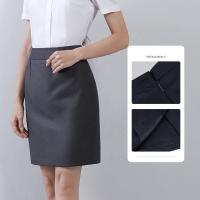 China Adults Age Group Simple Design Summer Office Uniforms with Flock Print Printing Methods for sale
