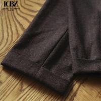 China Men's Wool Herringbone Trousers British Paris Button Business Wear S-10XL Custom for sale