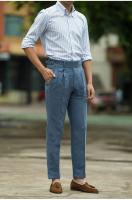 China Men's Summer Linen Blend Casual Suit Trousers Sizes S to 10XL Custom for sale