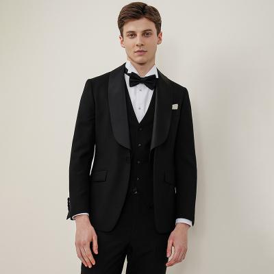 China Men's Slim Fit Wedding Suit Blazer Solid Dress Coat Business Jacket Polyester Cotton S-3XL for sale