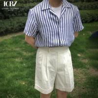 China Vintage Cotton High Waist Men's Classic Overalls Summer Trousers with Logo Sizes S-10XL for sale
