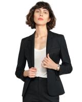 China Elegant Women's Summer Suit Set Long Sleeve Pockets Woven Fabric Work Wedding for sale