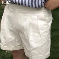 China Vintage Cotton High Waist Men's Classic Overalls Summer Trousers with Logo Sizes S-10XL for sale
