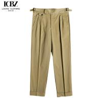 China Custom Men Business Suit Pants Wool Blend Fabric Sizes S to 3XL Customizable for sale