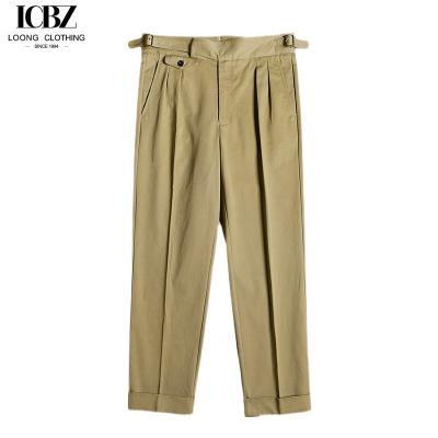 China Custom Men Business Suit Pants Wool Blend Fabric Sizes S to 3XL Customizable for sale