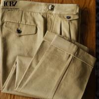 China Custom Men Business Suit Pants Wool Blend Fabric Sizes S to 3XL Customizable for sale