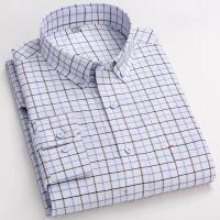 China Men's Corduroy Check Shirt and Trousers Set Office Wear Black XXL to 10XL for sale