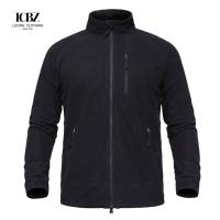 China Woodland Camouflage Men's Polar Fleece Combat Jacket Winter Outdoor S-3XL for sale
