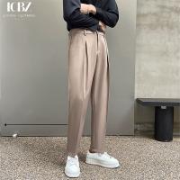 China Customizable Men's Casual Business Suit Pants Wool Blend Fabric Sizes S to 3XL for sale