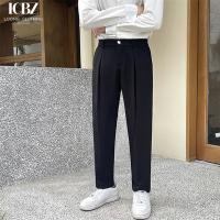 China Customizable Men's Casual Business Suit Pants Wool Blend Fabric Sizes S to 3XL for sale