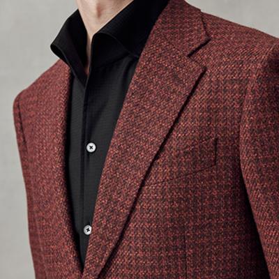 China Men's 3 Piece Suit Set Polyester Cotton for Wedding Groom Business Events Sizes S to 3XL for sale