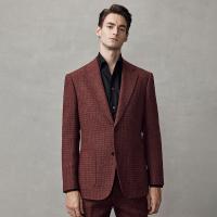 China Men's 3 Piece Suit Set Polyester Cotton for Wedding Groom Business Events Sizes S to 3XL for sale
