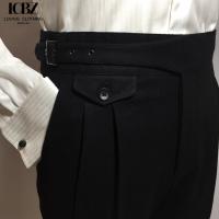 China Custom Business Suit Pants for Men Worsted Woolen Trousers S-3XL MOQ 50 for sale