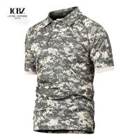 China Camouflage Quick-Dry Gym T-Shirt for Men UV Resistance Polyester Cotton Nylon S-3XL for sale