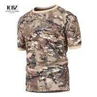 China Quick-Dry UV Resistance Tactical Gym T-Shirt for Men S-3XL Polyester Cotton Nylon for sale