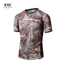China Quick-Dry UV Resistance Tactical Gym T-Shirt for Men S-3XL Polyester Cotton Nylon for sale