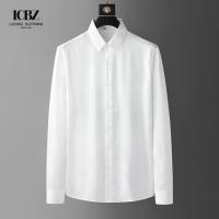 China Black Long Sleeve Cotton Printed Shirt for Men Casual Slim Fit Sizes S to 10XL for sale