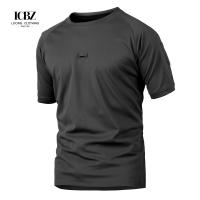 China Quick-Dry UV Resistance Tactical Gym T-Shirt for Men S-3XL Polyester Cotton Nylon for sale