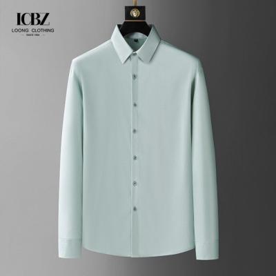 China Plain Dyed Regular Fit 100% Cotton Long Sleeve Oversize Customized Shirt for Men for sale