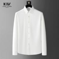 China Plain Dyed Regular Fit 100% Cotton Long Sleeve Oversize Customized Shirt for Men for sale