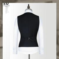 China Women Formal Slim Fit Business Vest Single Button Closure S M L XL for sale
