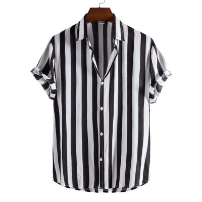 China Summer Men's Short Sleeve Nonwoven Fabric Shirt Plus Size S-3XL White for sale