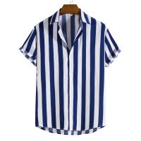 China Summer Men's Short Sleeve Nonwoven Fabric Shirt Plus Size S-3XL White for sale