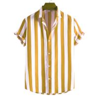 China Summer Men's Short Sleeve Nonwoven Fabric Shirt Plus Size S-3XL White for sale