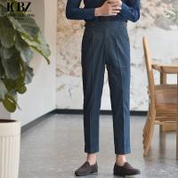 China Customizable Wool Blend Men's Suit Pants S-3XL Business Casual Trousers for sale