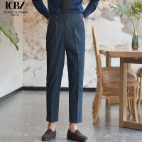 China Customizable Wool Blend Men's Suit Pants S-3XL Business Casual Trousers for sale