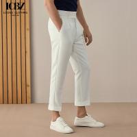 China Customizable Men's Business Suit Trousers Wool Blend Fabric Sizes S to 3XL for sale