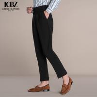 China Customizable Men's Business Suit Trousers Wool Blend Fabric Sizes S to 3XL for sale
