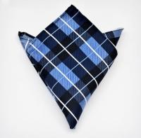 China Solid Color Men's Handkerchief Cotton Pocket Square Scarf for Professional Appearance for sale
