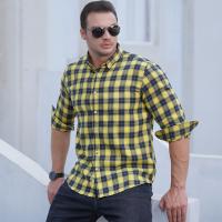 China Men's Long Sleeve Autumn Shirts Plus Size 6XL Polyester Cotton Custom Logo for sale