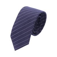 China Custom Navy Silk Neckties for Men Direct Manufacture 7cm Width 6 7 8cm Options for sale
