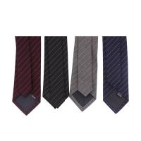 China Custom Navy Silk Neckties for Men Direct Manufacture 7cm Width 6 7 8cm Options for sale