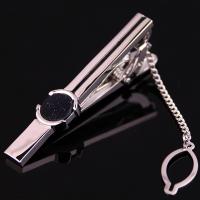 China Average-Sized Men's 4 Pcs Tie Clip Set with Black Gift Box Customized Design for sale
